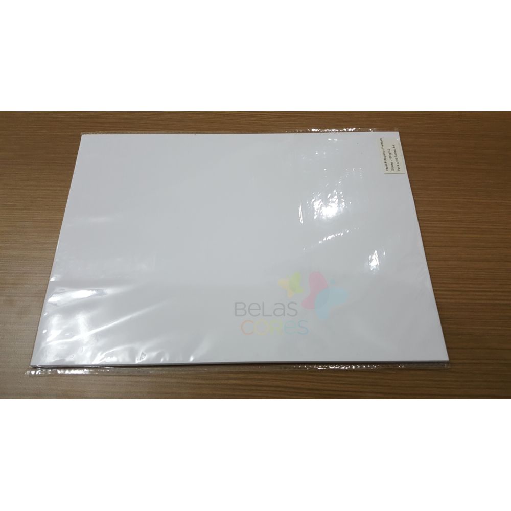 Papel Fotográfico Glossy 180g - Brilhoso - 20 unidades - belascores