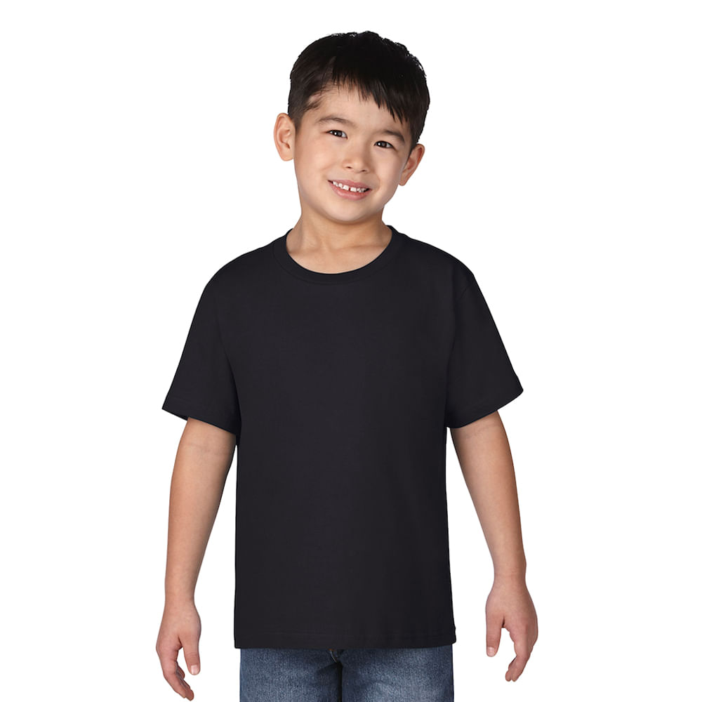 Camiseta 100% Algodão Preta Tamanho 14 - 1 unidade - belascores Camiseta 100% Algodão Preta Tamanho 14 - 1 unidade - belascores