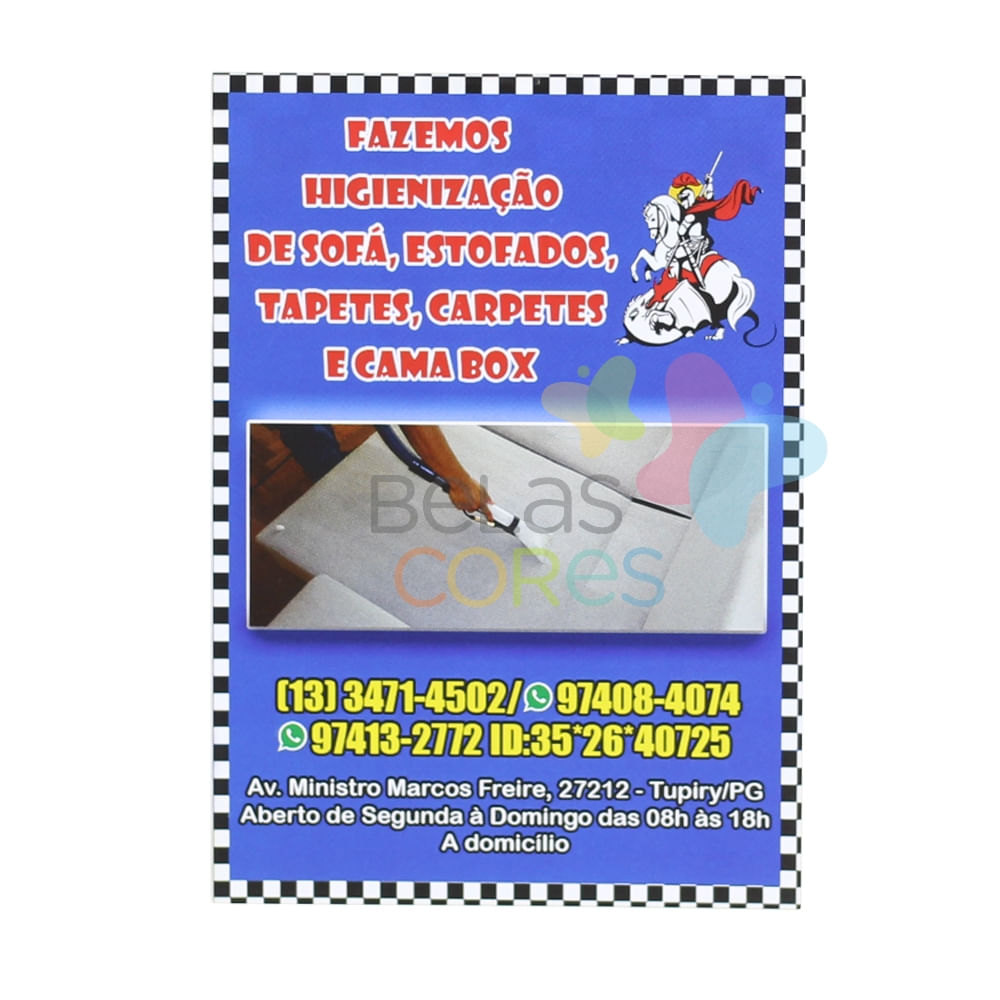Panfleto 10x14 cm Personalizado - 5000 unidades - belascores